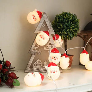 Lovely Santa Claus LED String Lights Waterproof Christmas Tree